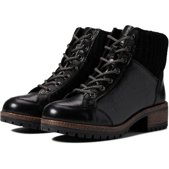 Volatile | Shoes | Volatile Shoes Pullman Black Lace Up Sweater Ankle ...